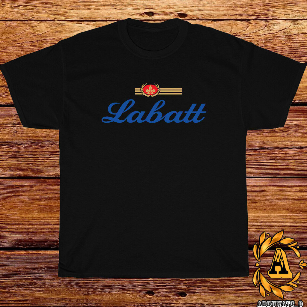 Jual Logo Perusahaan Pembuatan Bir Labatt kaos olahraga hitam abu-abu ...