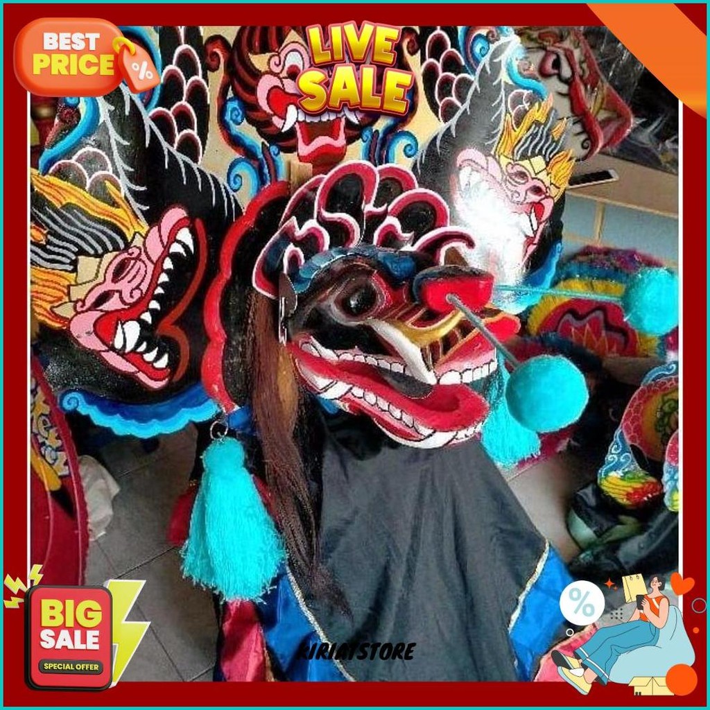 Jual Mainan Anak Topeng Caplok Caplokan Barong Barongan Cod | Shopee ...