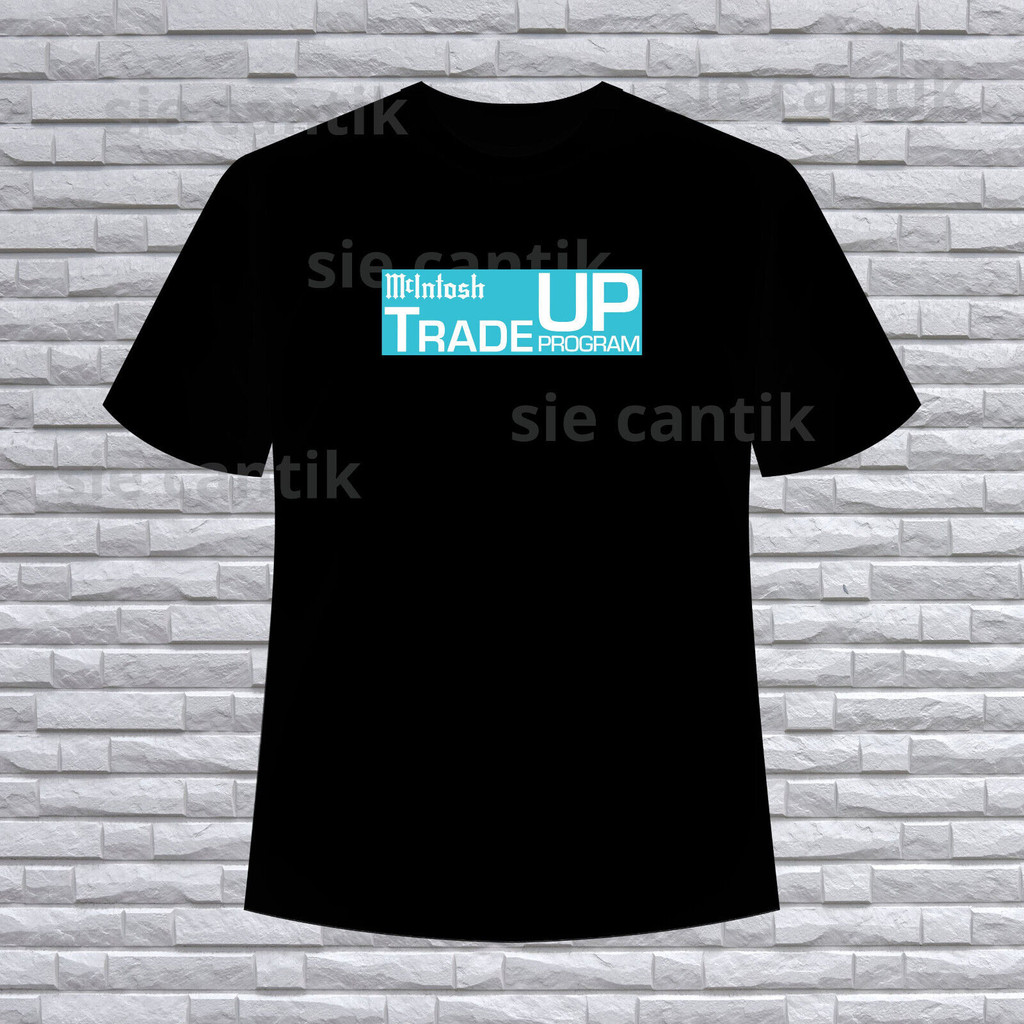 Jual Logo Program Tukar Tambah Mcintosh Kaos Hitam Pria Usa | Shopee ...