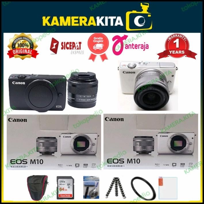 Jual Canon Eos M10 Kit 15-45Mm Is Stm / Kamera Canon Eos M10 Kit 15 ...