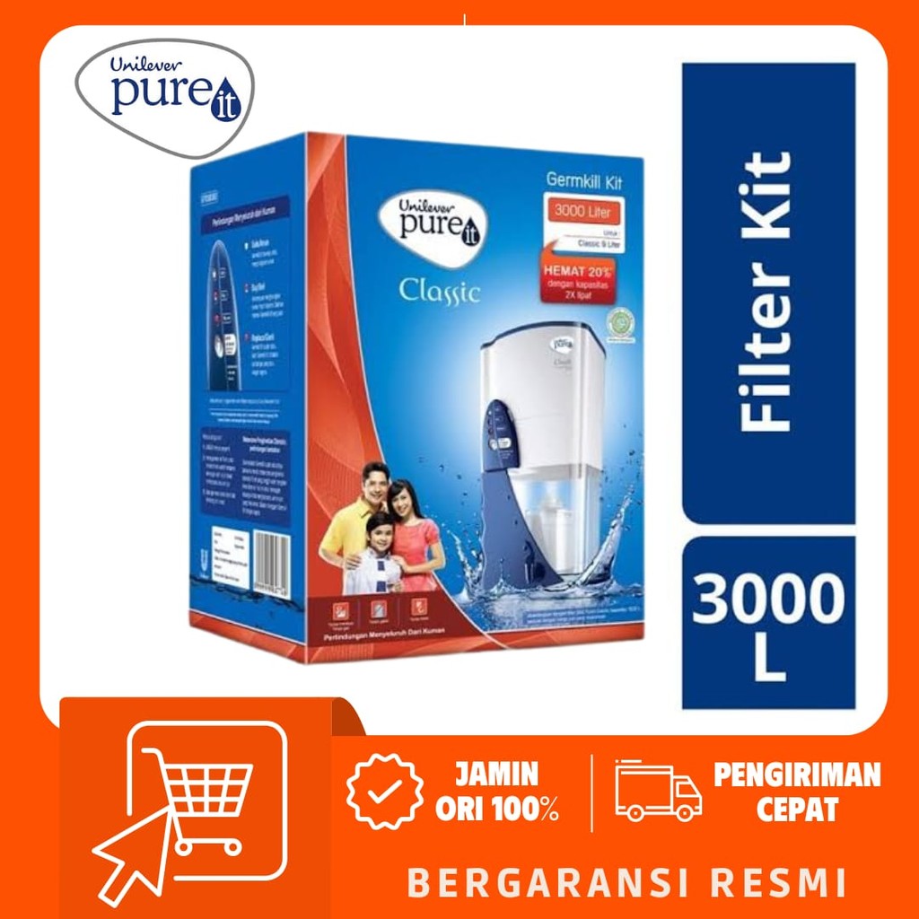 Jual PUREIT Refill Germkill Kit 1500L / 3000L GKK Classic 9L | Shopee ...
