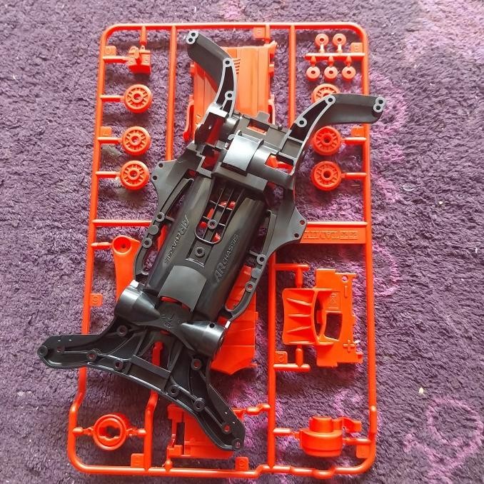 Jual Chassis Ar Abu / Hitam + Gearbox Merah Original Tamiya [ Willtoys ...