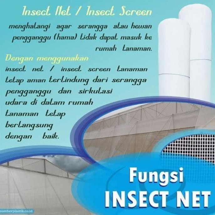 Jual Viral Gratis Jaring Insect Screen Net 1 Roll 50 Meter Gq-68 ...