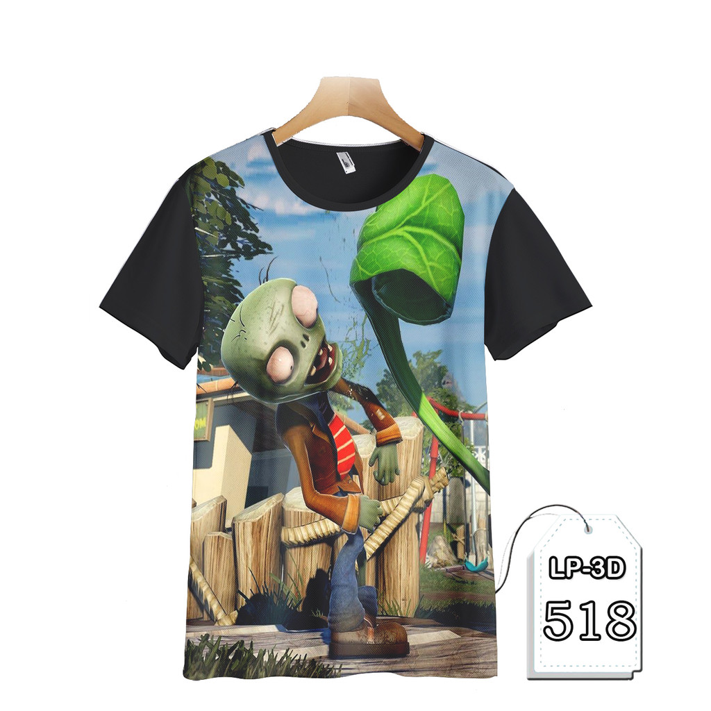 Jual Baju Plants vs. Zombies Baju Anak dan Dewasa 3D Game Animasi LP3D ...