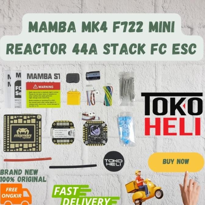 Jual Mamba Mk4 F722 Mini Reactor 44A Mpu6000 Flight Controller Stack Fc ...