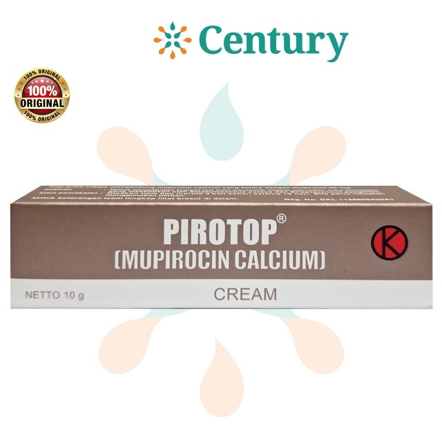 Jual PIROTOP CR 10GR / MUPIROCIN CALCIUM / ANTIBIOTIK / INFEKSI KULIT ...
