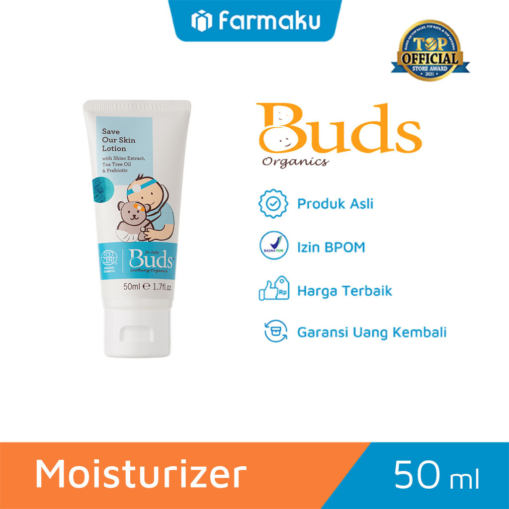 Jual Buds Organics Save Our Skin Lotion Soothing 50 ml - Losion Eczema ...