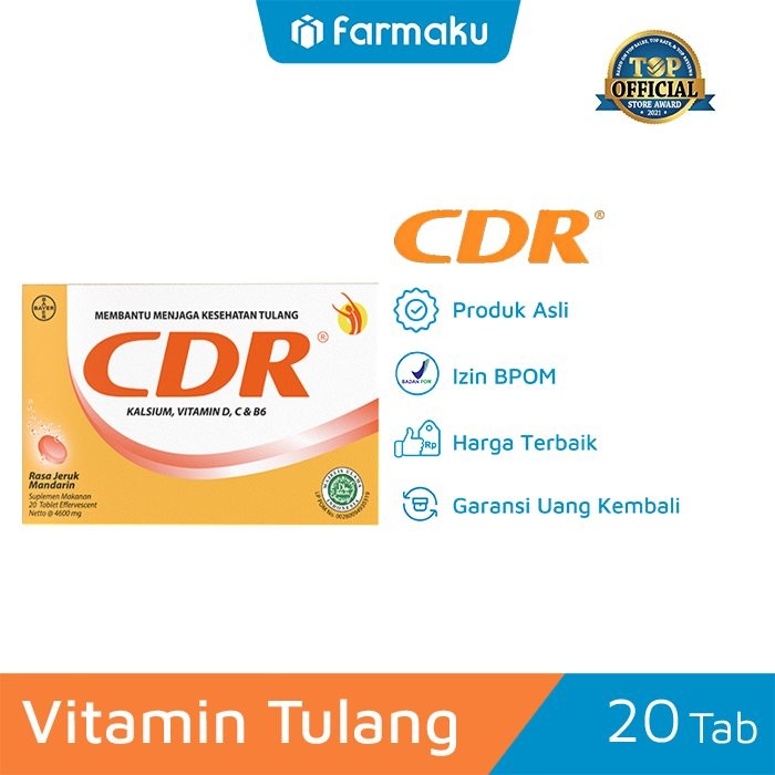 Jual CDR Sweet Orange Tab Effervescent 20S | Shopee Indonesia
