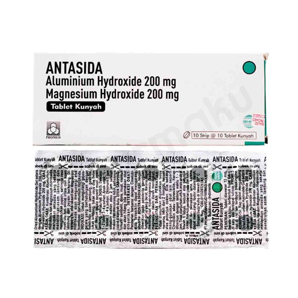 Jual Antasida Doen Tablet Promed - Obat Maag dan Asam Lambung | Shopee ...