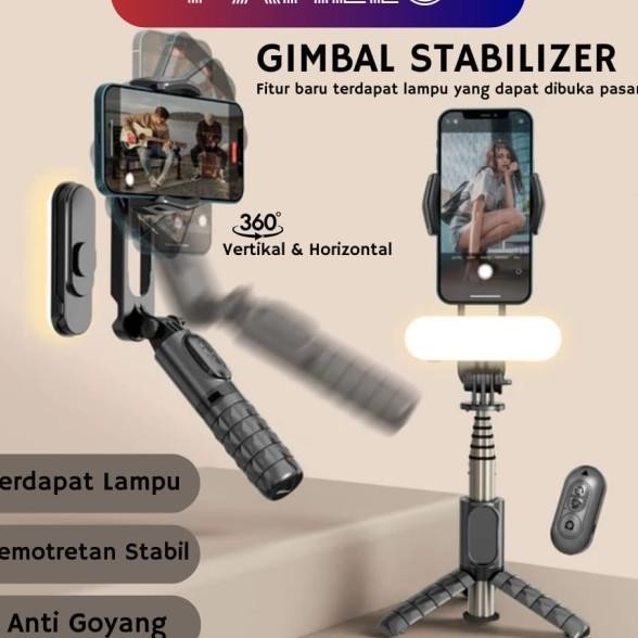 Jual Pamelo Gimbal Stabilizer Hp Kamera Youtube/Ig/Tiktok Selfie ...