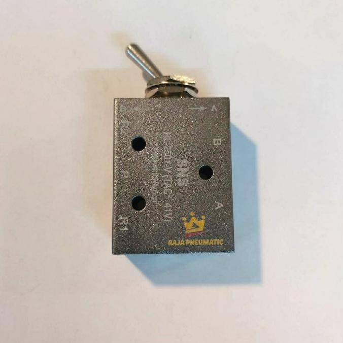 Jual KNOB SWITCH VALVE ATAU HAND VALVE ANGIN 5/2 WAY 1/8 TYPE HL-2501 ...