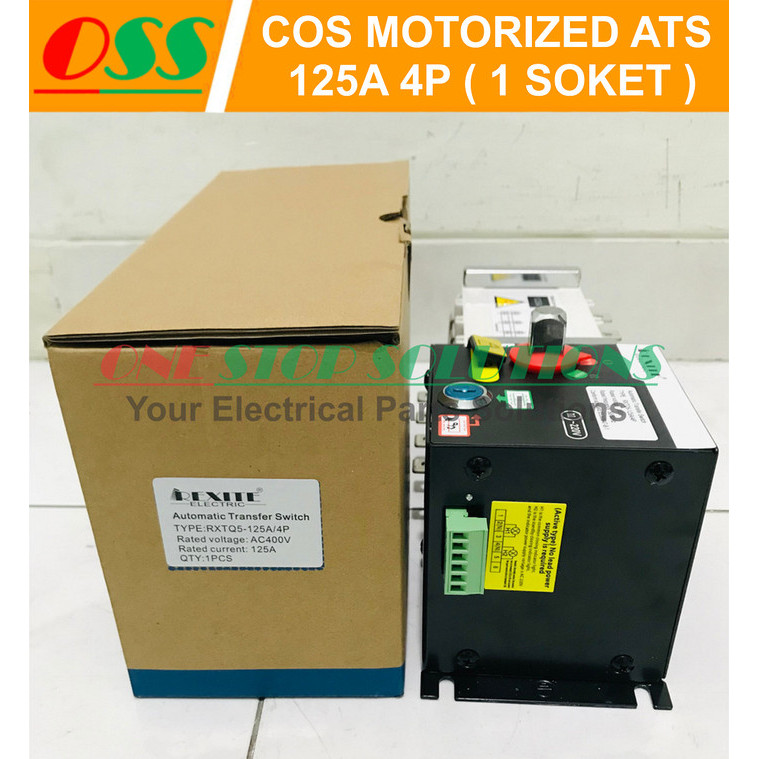 Jual Promo Cos Motorized Ats 125A 4P Ats Univ Univ-125A Untuk Panel Ats ...