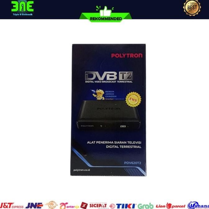 Jual TERBARU - Polytron PDV-620T2 DVB-T2 Set Top Box TV Digital Channel ...