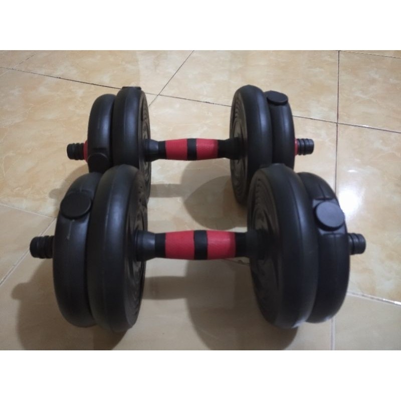 Jual Barbel Dumbell 15 Kg Fullset Angkat Beban Latihan Beban Alat ...
