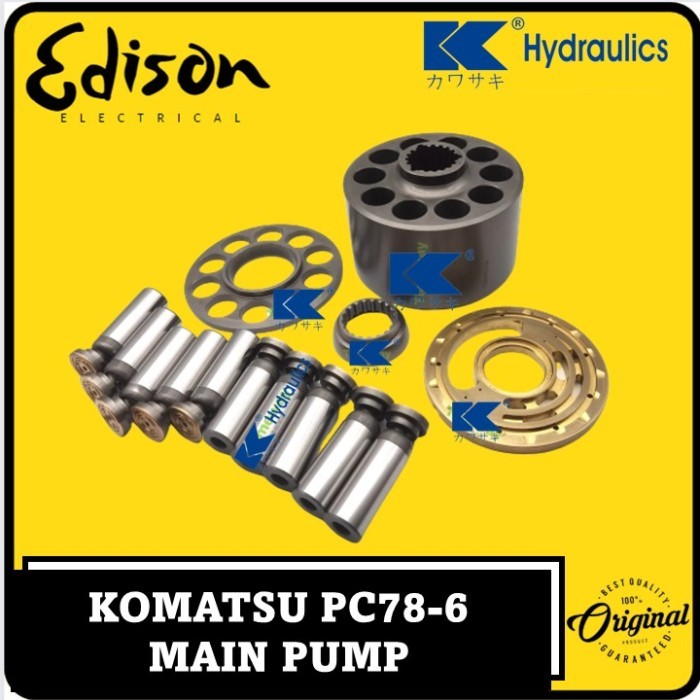 Jual KOMATSU PC78-6 PC78 Main Pump Block Piston Cam Valve Plate ...