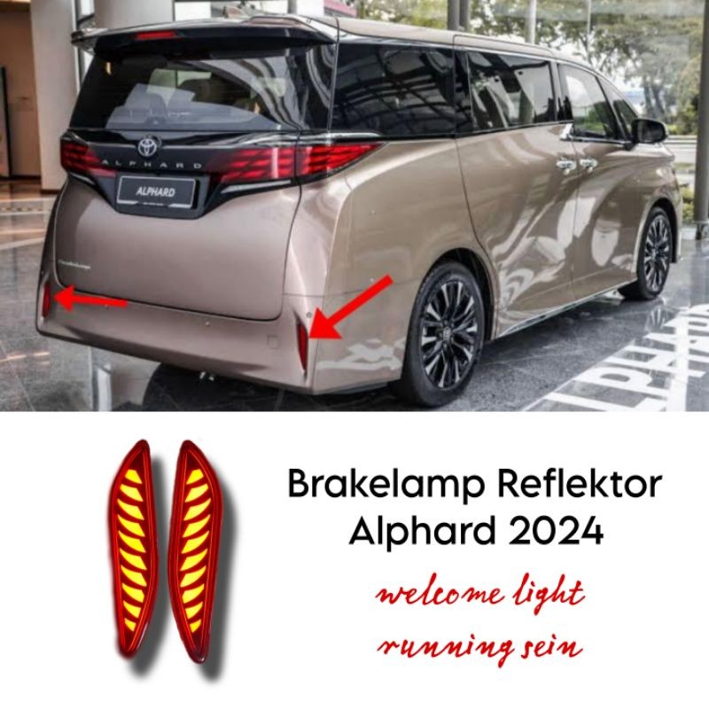Jual BRAKELAMP Welcome Light Running Sein Reflektor LED Bumper Belakang ...