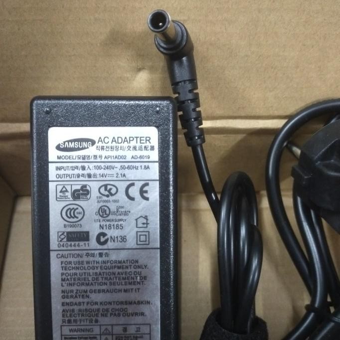 Jual Adaptor Monitor Led Lcd Samsung 14V 2.1A / Adaptor Samsung 14V 2 ...