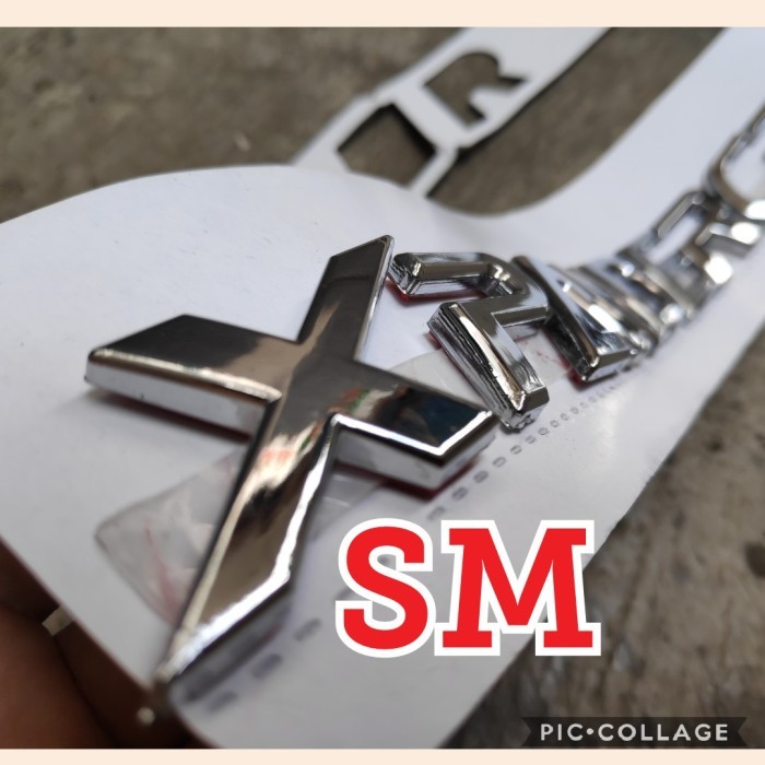 Jual emblem kap mesin xpander cross hood emblem tulisan xpander cross ...