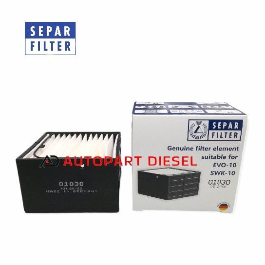 Jual 01030 Separ Genuine Fuel Filter Water Separator Fs19605 Bf7912 ...