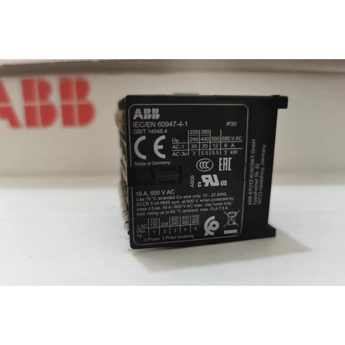 Jual Brand new genuine ABB contactor IEC/EN 60947-4-1 wide foot 24V | Shopee Indonesia