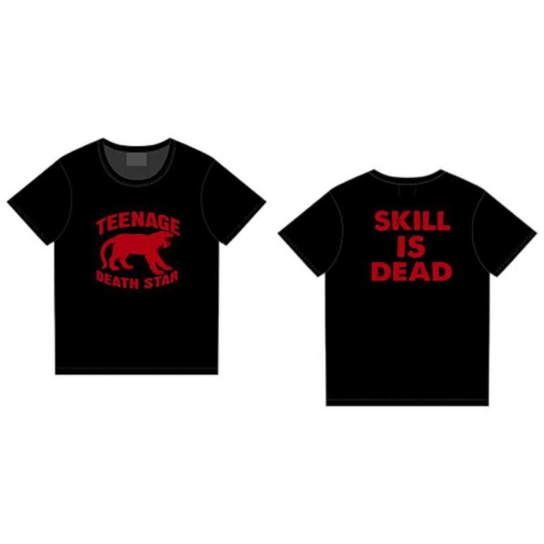 Jual T-Shirt Band Teenage Death Star Skill Is Dead Red | Shopee Indonesia