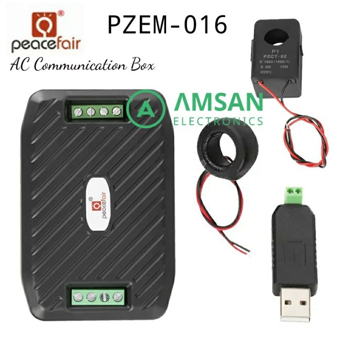 Jual Jual Peacefair Pzem-016 100A Ac Communication Module Rs485 Multi ...