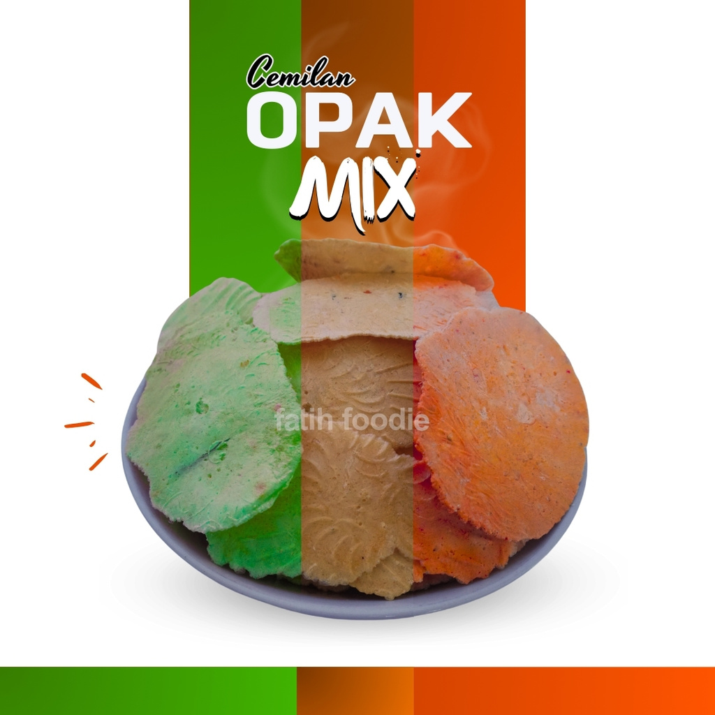 Jual Cemilan Opak Pedas Kemasan Bundling Opak Jepit Keripik Original ...