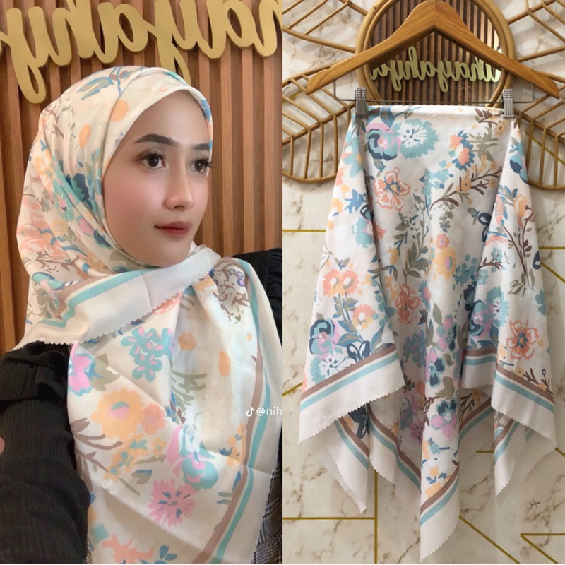 Jual HIJAB VOAL PREMIUM MOTIF ( 263 ) SEGI EMPAT BESTSELLER | Shopee Indonesia