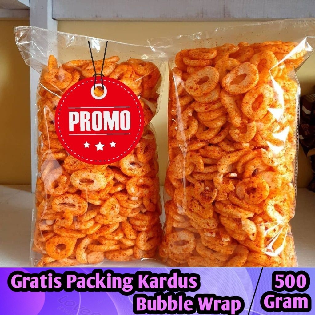 Jual Ring Smax Super Pedas 500gram / Ring Smax Keju - Iqorni Snack ...
