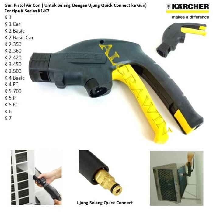 Jual Karcher Pistol Gun Air Con K2.420 for K1 K2 K3 K4 K5 Tembakan AC ...