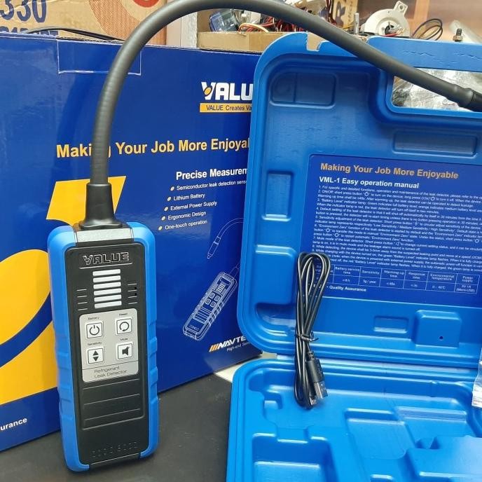 Jual Leak detector value VML 1 alat pendeteksi kebocoran freon | Shopee ...