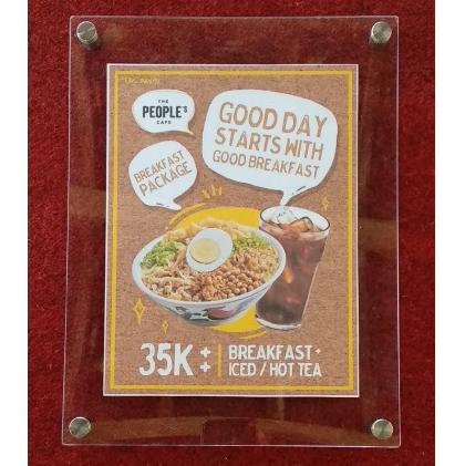 Jual Terupdate Frame Poster- Papan Iklan Mading - Acrylic 2Mm - Untuk ...