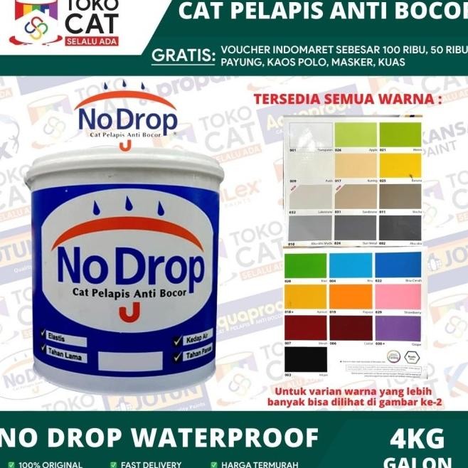 Jual No Drop Galon 4Kg 4 Kg Warna Cat Pelapis Anti Bocor Nodrop Aquaproof | Shopee Indonesia
