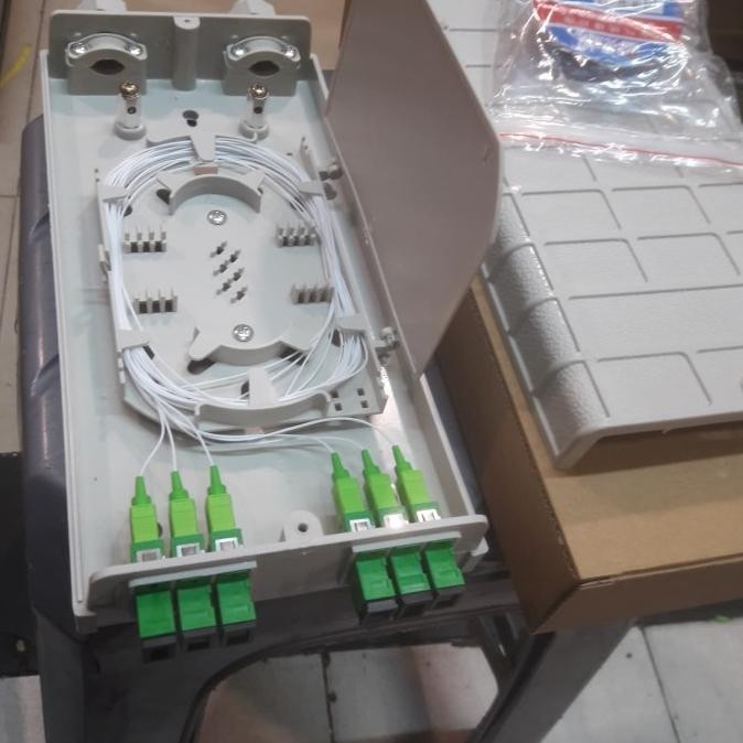 Jual Otb 6 Core Sc Apc / Roset 6 Core / Odf 6 Core Terlaris | Shopee ...