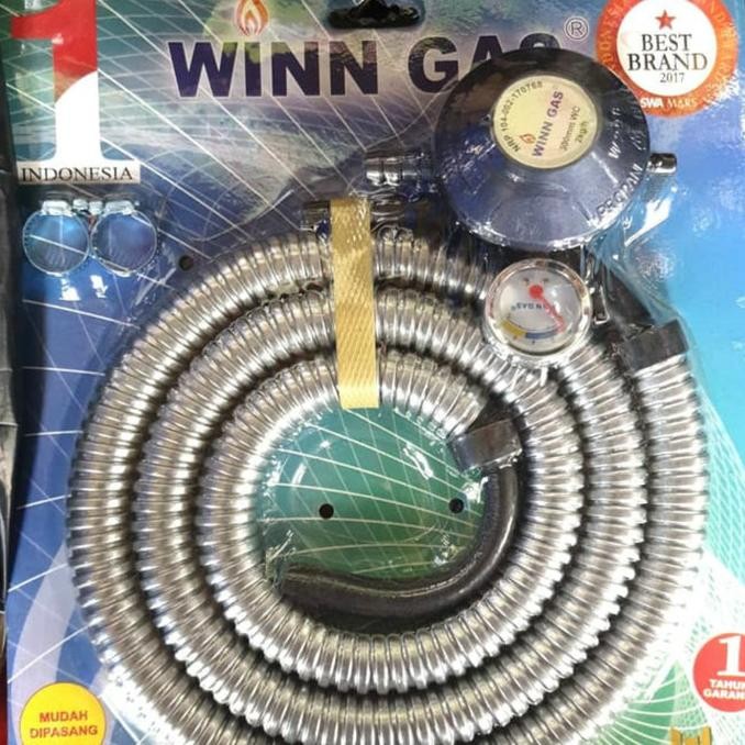 Jual Selang Paket Regulator Winn Gas 298 Meter !! Ready | Shopee Indonesia