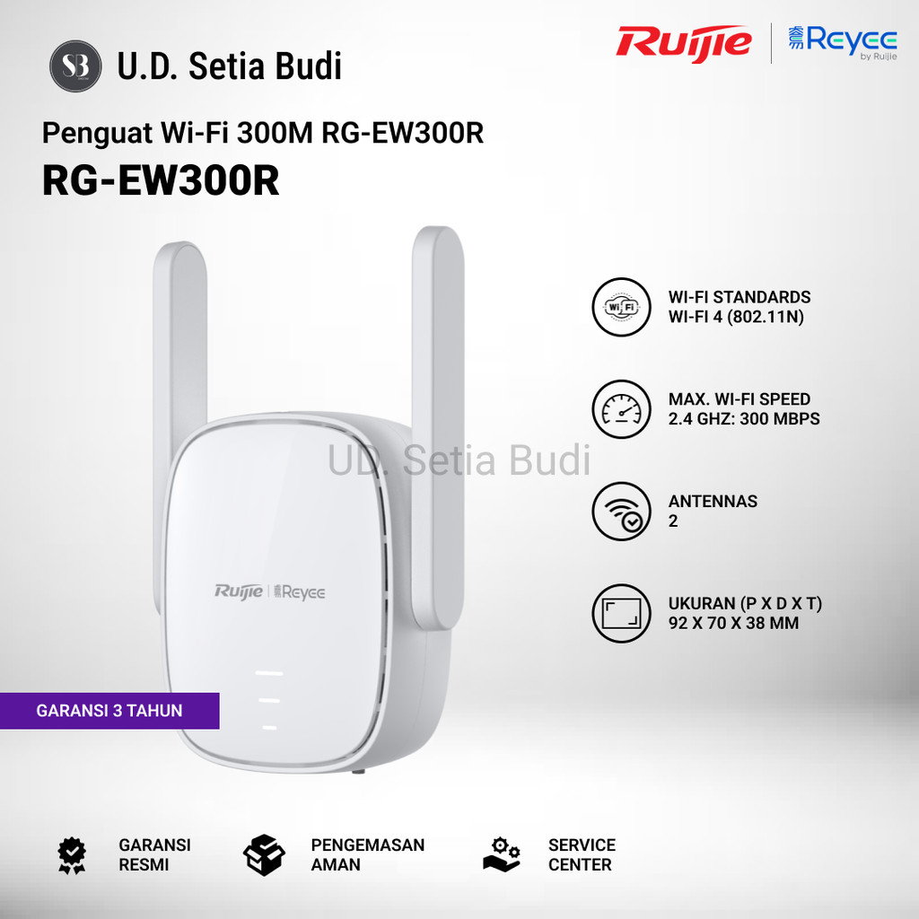 Jual Ruijie Reyee RG-EW300R Penguat Wi-Fi 300M RG-EW300R | Shopee Indonesia