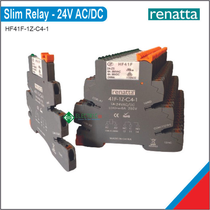 Jual Cuci Gudang Renatta Slim Relay Hf41F 24Vdc | Shopee Indonesia