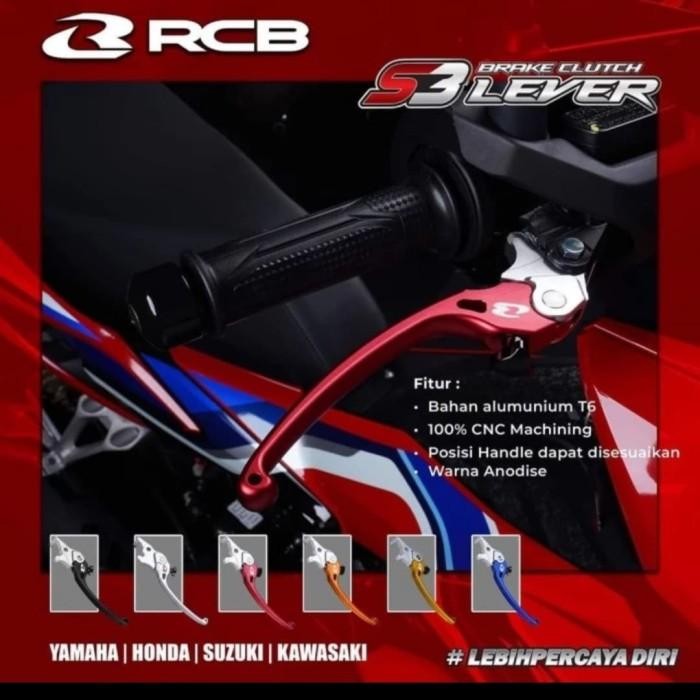Jual Handle set Rem dan kopling S3 Lever by RCB Yamaha XSR 155 Silver ...