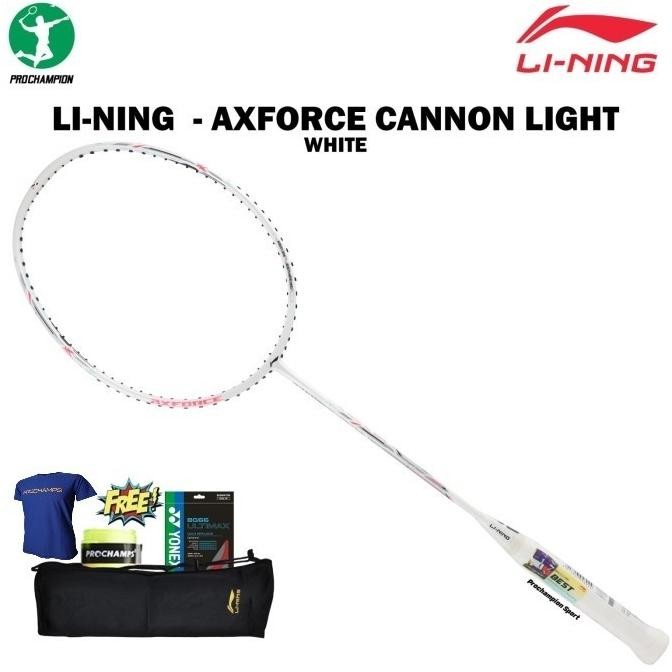 Jual Raket Badminton Lining AX Force AXF Cannon Black / Light Cannon ...