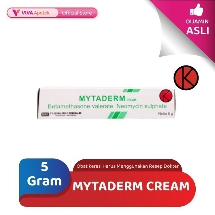 Jual Mytaderm Cream / Eksim / Dermatitis / Infeksi Bakteri (5 Gram ...