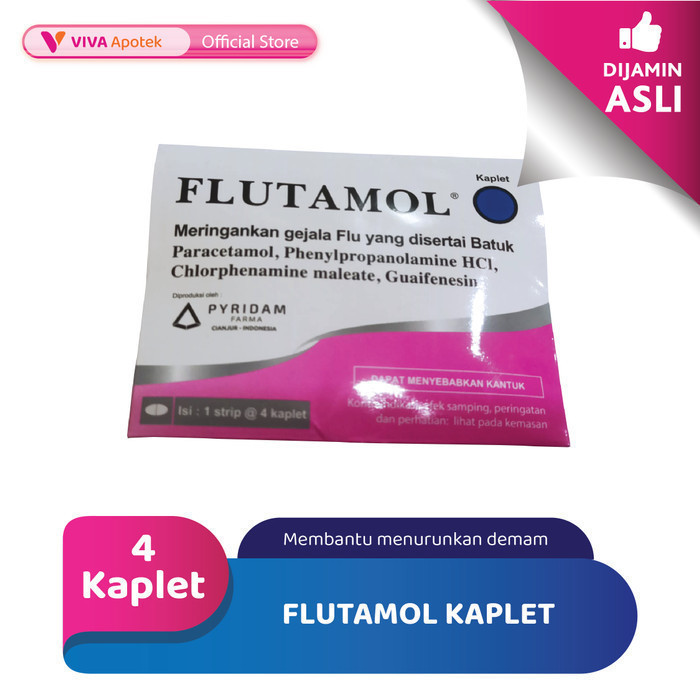 Jual Flutamol untuk Menurunkan Demam (4 Kaplet) | Shopee Indonesia