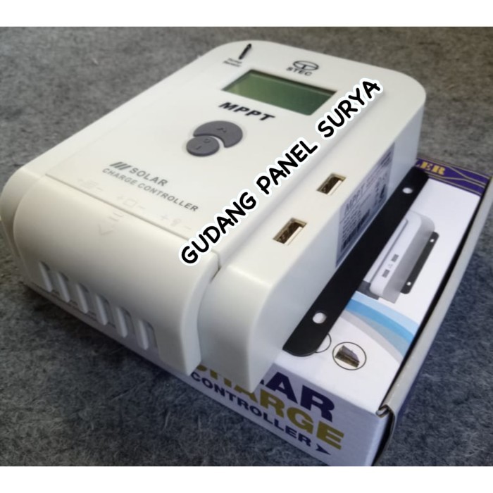 Jual Solar Charge Controller SCC MPPT STEC 20A STEC 12V 24V | Shopee ...