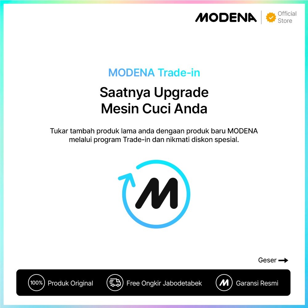 Jual MODENA Trade-in - MODENA Washing Machine - WF 1137 DFDG | Shopee Indonesia