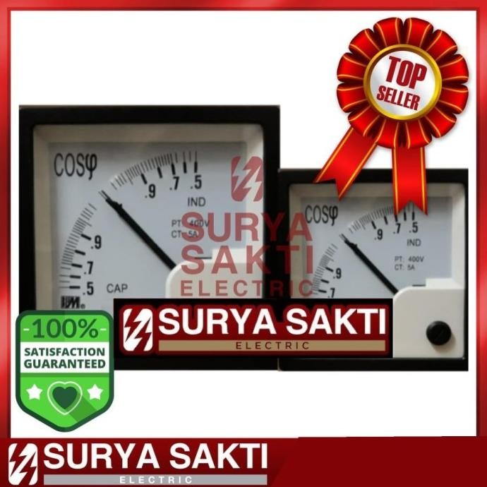Jual POWER FACTOR/COS PHI METER ANALOG BIGM 72X72 DAN 96X96. ORIGINAL ...