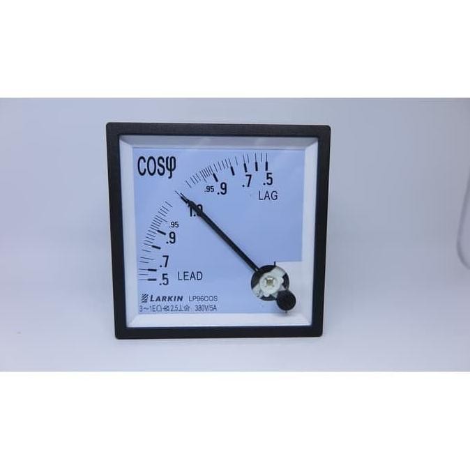 Jual LARKIN LP-96COS ANALOG POWER FACTOR COS PHI PANEL METER 96X96 ...