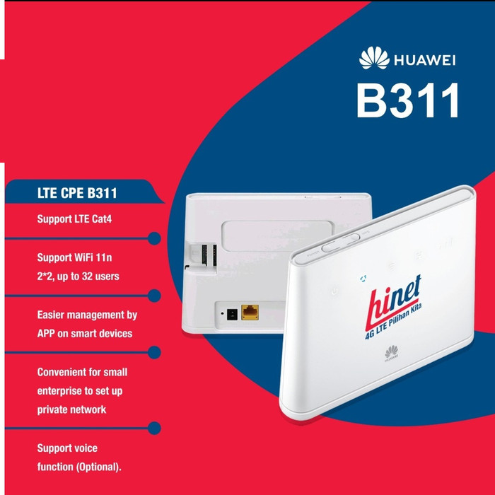 Jual modem wifi-Mifi router Huawei B311 Baru resmi asli Unlocked 4G ...
