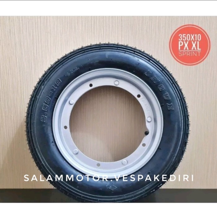 Jual paket ban luar dalam dan velg vespa 350 x 10 velg EAL ban luar dalam | Shopee Indonesia