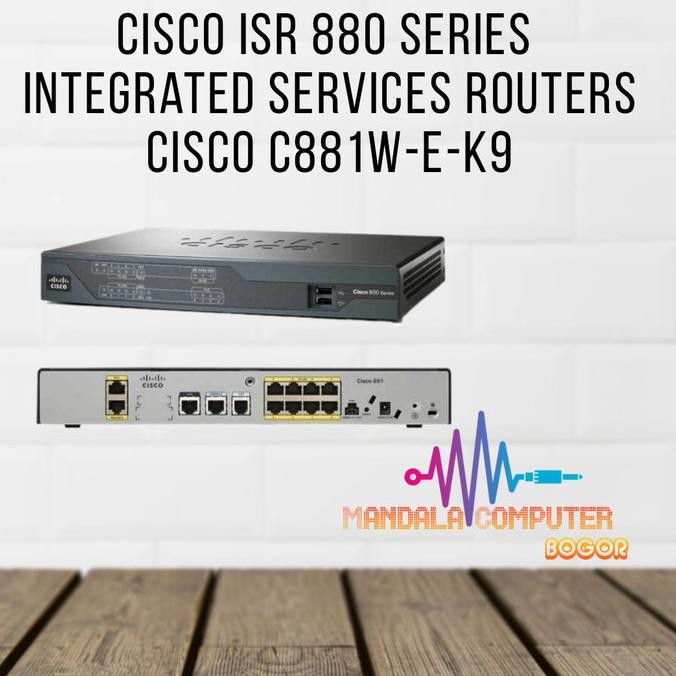 Jual Cisco ISR C881W-E-K9 800 Cisco 880 Series Integrated Services ...