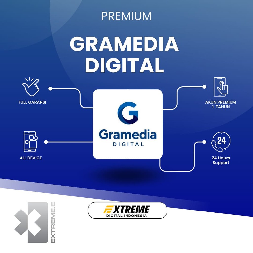 Jual Gramedia Digital Premium 1 Tahun Resmi Bergaransi (Proses Instant ...
