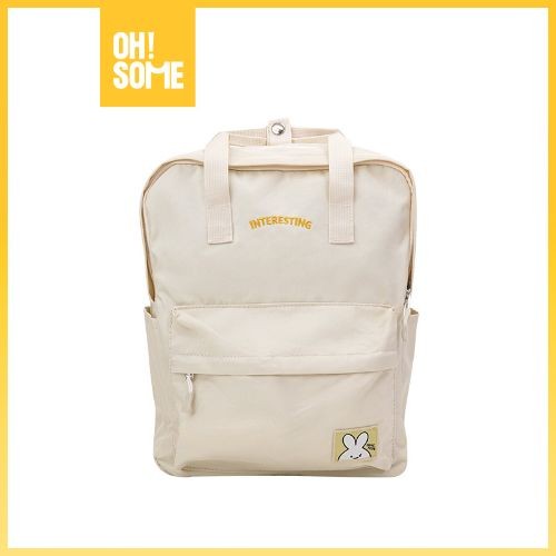 Jual OHSOME Tas Punggung Dunns Hangfook Putih/Hitam Desain Klasik ...